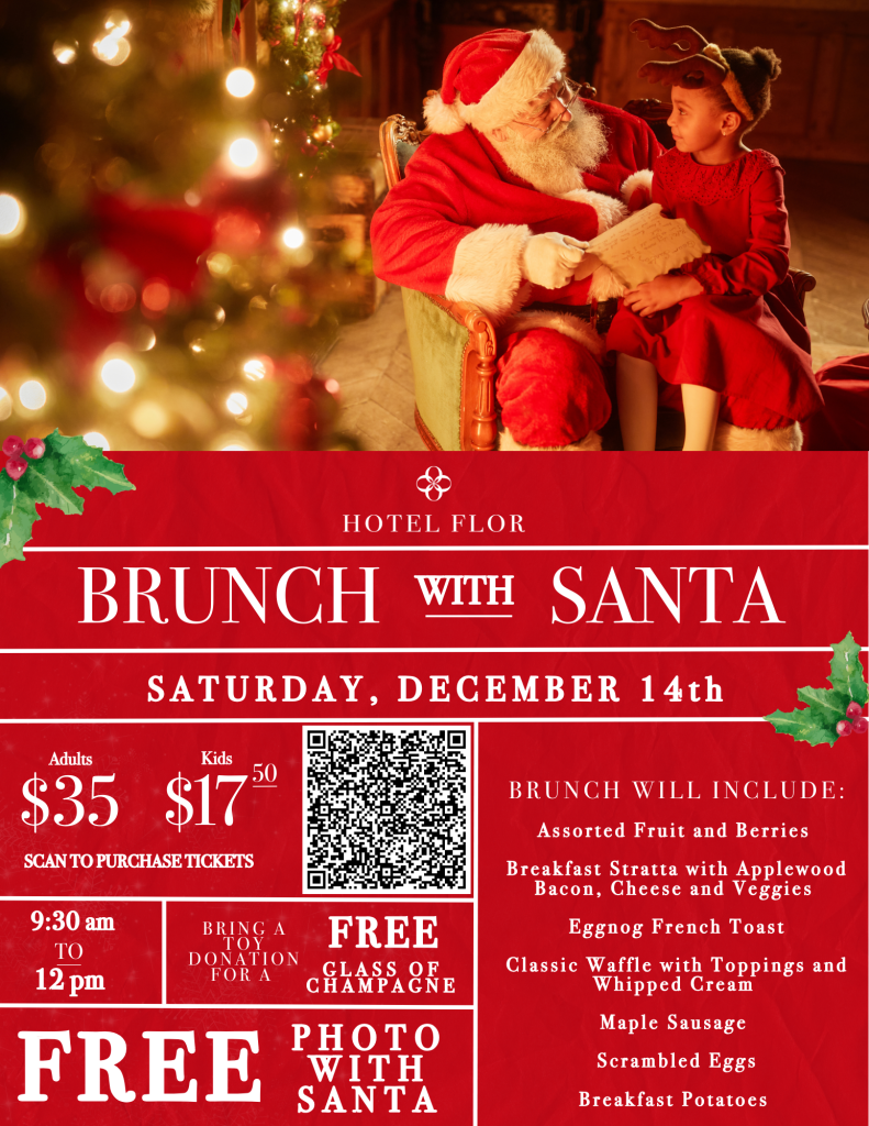 Tampa Downtown's Hotel Flor Hosts “Brunch with Santa” Featuring Free ...